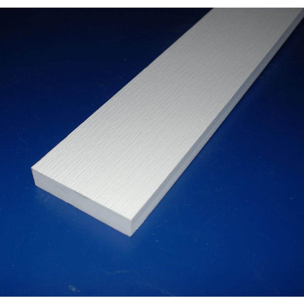 AZEK Trim 3/4 in. x 3-1/2 in. x 12 ft. Frontier Trim PVC Board 738738 ...