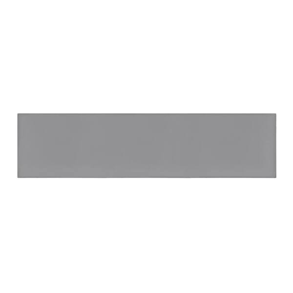 Daltile Restore Dove Gray 4 in. x 16 in. Glazed Ceramic Subway Wall ...