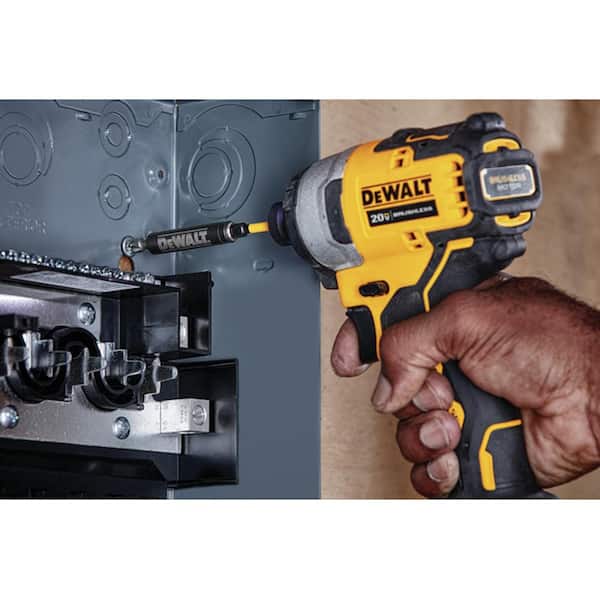 DEWALT ATOMIC 20V MAX Lithium-Ion Brushless Cordless Compact 1/4 in ...