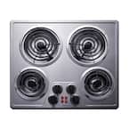 Summit Appliance 12 in. Solid Disk Electric Cooktop in Stainless Steel ...