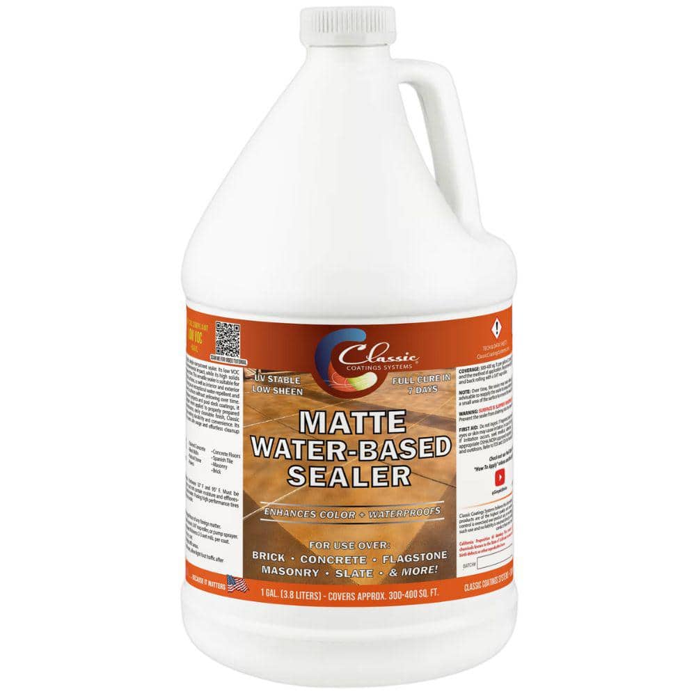 Classic Coatings Systems 1 gal. Clear Matte Water Based Interior ...