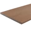 NewTechWood UltraShield 0.6 in. x 12 in. x 12 in. Peruvian Teak Fascia ...