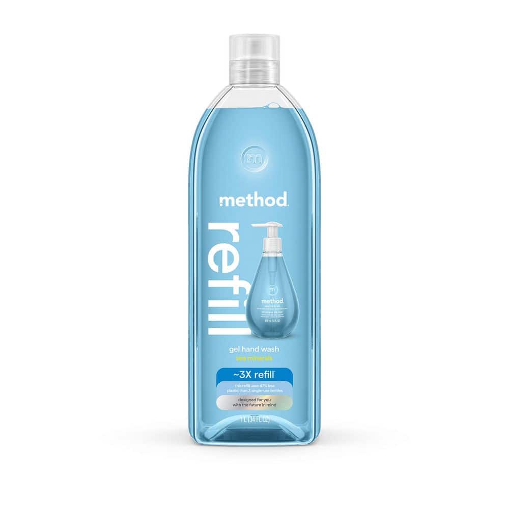 Method 34 oz. Sea Minerals Gel Hand Soap Refill 378684 - The Home Depot