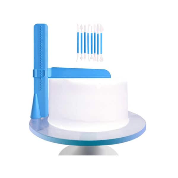 Adjustable Cake Scraper, Plastic Cake Cream Smoother, Easy Comb Set ...