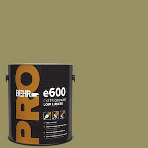 BEHR PRO 5 gal. #390F-6 Tate Olive Low Luster Exterior Paint PR62305 ...
