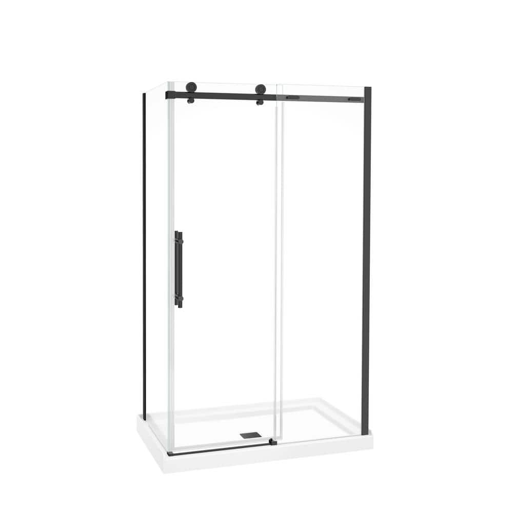 Maax Odyssey Sc 48 In X 32 In X 78 In 8mm Sliding Shower Door For