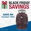 InSinkErator Evolution 1300, 3/4 HP Garbage Disposal, Advanced Series ...