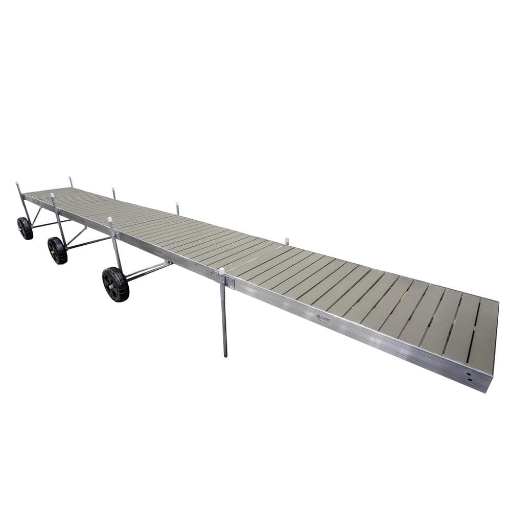 Tommy Docks 32 ft. Roll-In-Dock Straight System with Aluminum Frame and ...