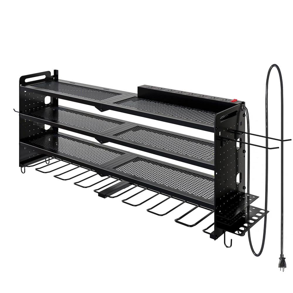 Have a question about HAUSOURCE 31.5 in. Black Steel 4-Tier Power Tool ...