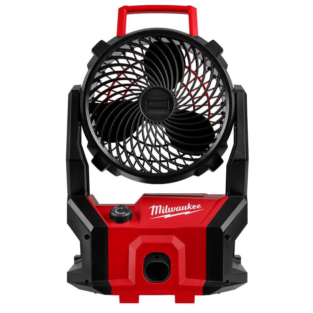 Milwaukee M18 18-Volt Lithium-Ion Brushless Cordless PACKOUT Jobsite Fan (Tool-Only) 0818-20 ...