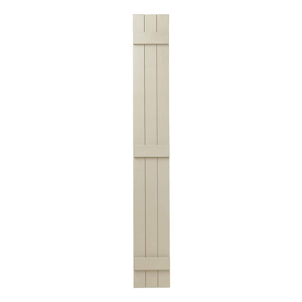 Ply Gem 11 in. x 75 in. Polypropylene Plastic 3-Board Closed Board and ...