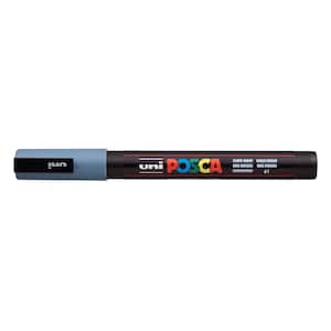 POSCA PC-1M Extra Fine Bullet Paint Marker, Slate Grey 081898 - The ...