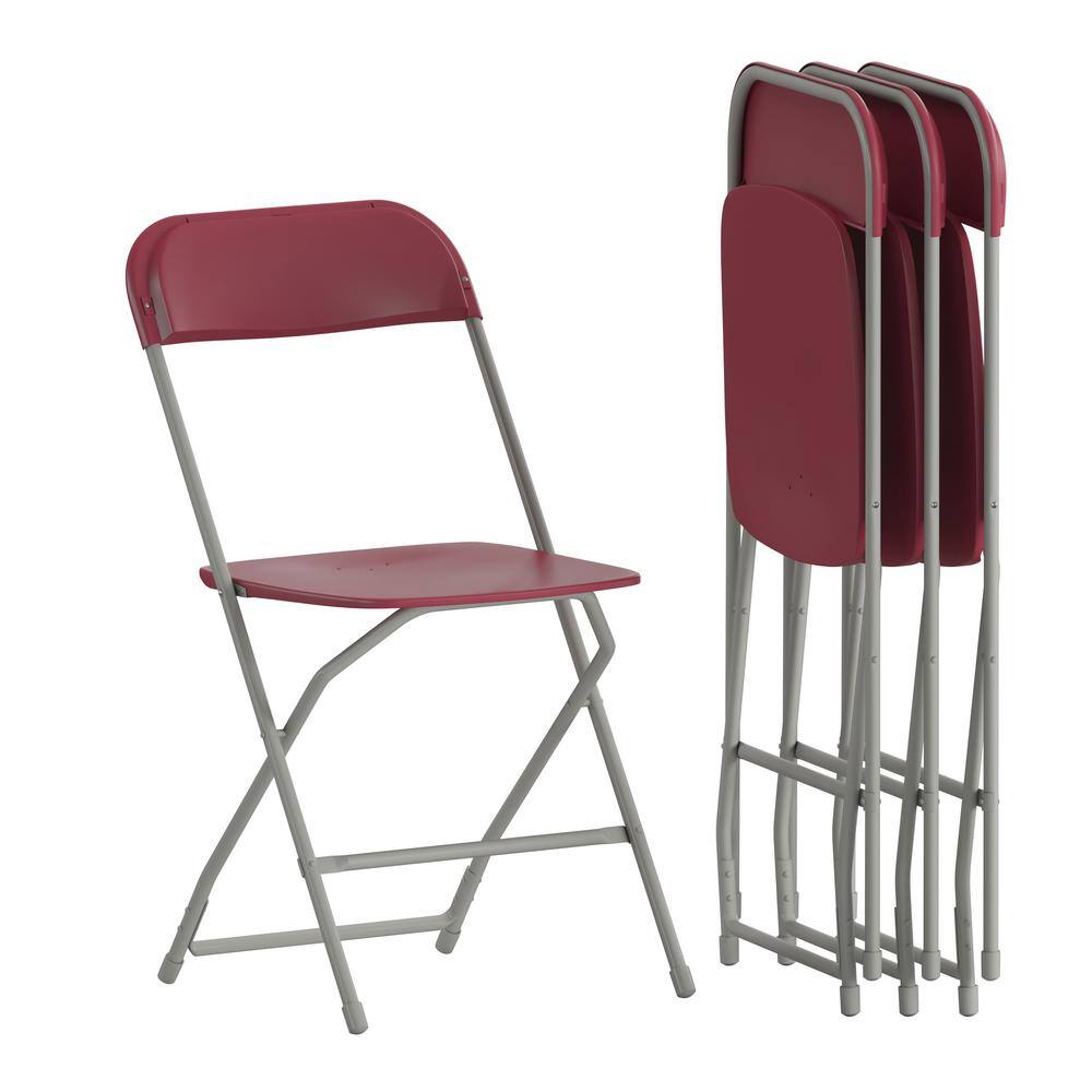 Carnegy Avenue Red Metal Folding Chairs CGA-LE-181085-RE-HD - The Home ...