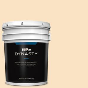 BEHR ULTRA 5 gal. #QE-18 Moonglow Extra Durable Satin Enamel Interior ...