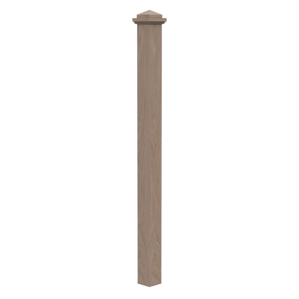 EVERMARK Stair Parts 4075 56 in. x 3-1/2 in. Unfinished White Oak ...