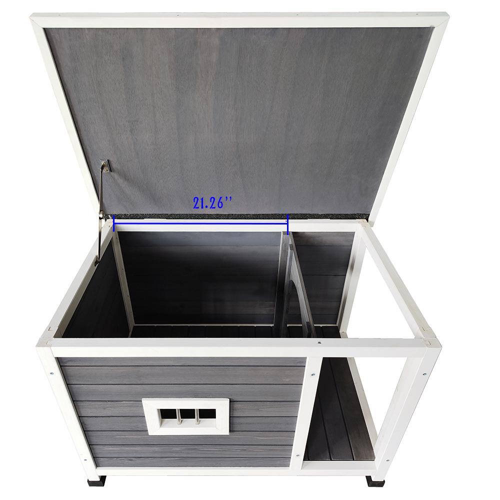 Outdoor Puppy Dog Kennel Waterproof Dog Cage Wooden Dog House with ...