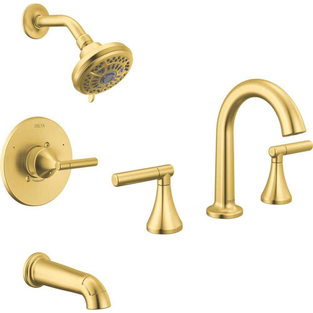 Delta Foundations Design Series Modern 8 in. Widespread 2-Handle ...