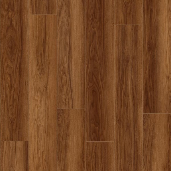 Take Home Sample - Chamblee Tuck Walnut Waterproof Laminate Wood Flooring KR-682513 - The Home Depot