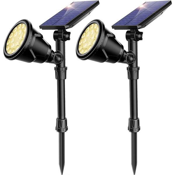 Reviews for Cubilan Solar Spot Lights Outdoor Spotlight (Warm White- 2 ...