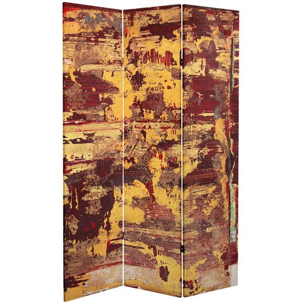 Red Lantern Embers 6 ft. Printed 3-Panel Room Divider S2-GITA94 - The ...