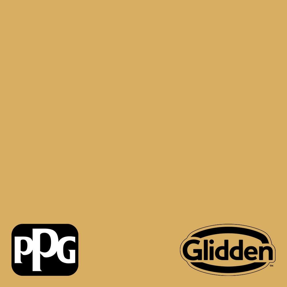 Glidden 8 oz. PPG1106-5 Butterscotch Bliss Satin Interior Paint Sample ...