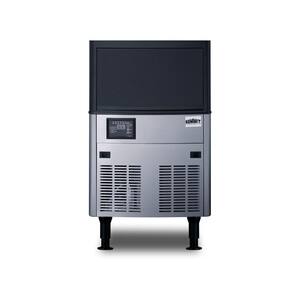 Summit Appliance 26 in. 210 lb. Commercial Ice Maker in Stainless Steel ...