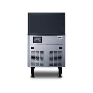 Summit Appliance 20 in. 120 lb. Commercial Ice Maker in Stainless Steel ...