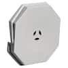 Builders Edge 6.625 in. x 6.625 in. #030 Paintable Surface Universal ...