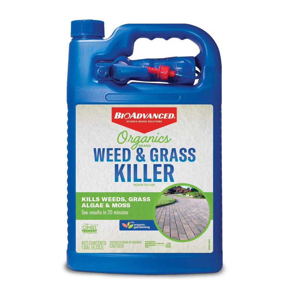 BIOADVANCED 1 Gal. Organics Brand Weed and Grass Killer, Ready-to-Use ...