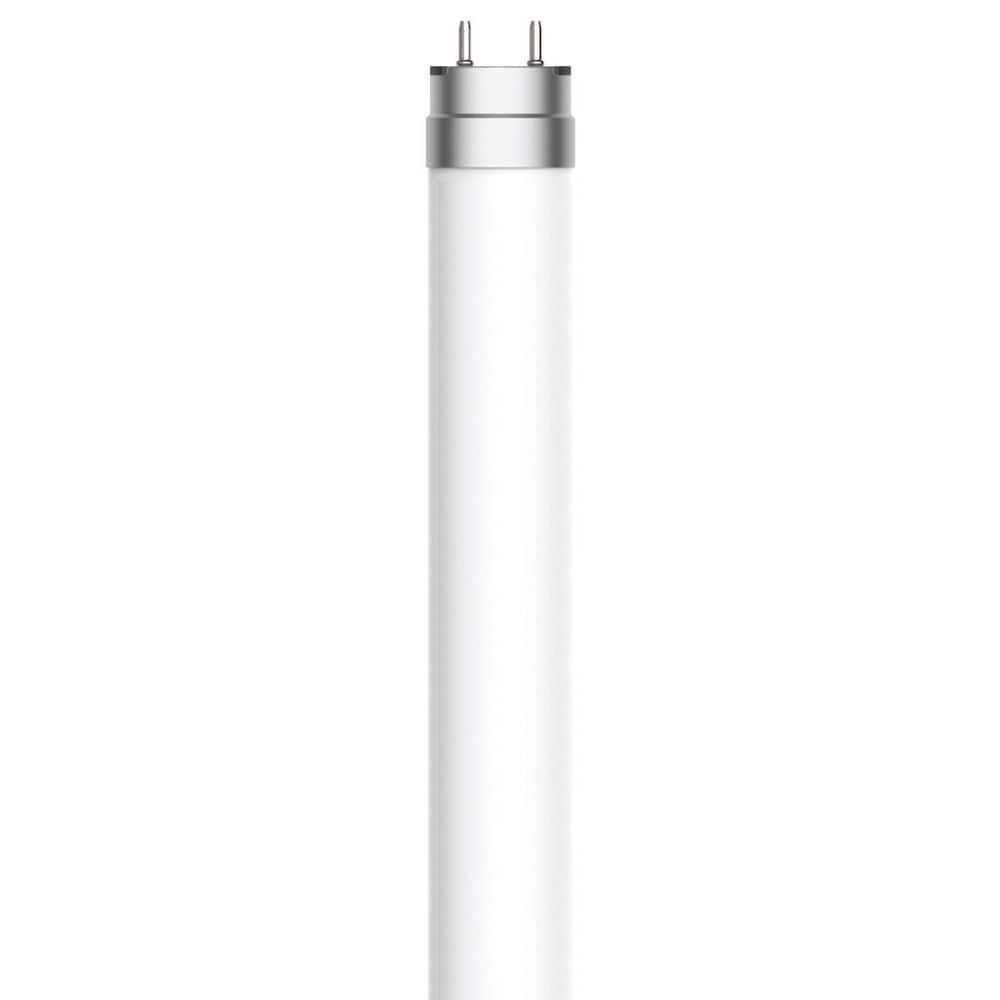 GE 32.0-Watt Equivalent T8 48 in. LED tube Daylight Deluxe Non Dimmable ...