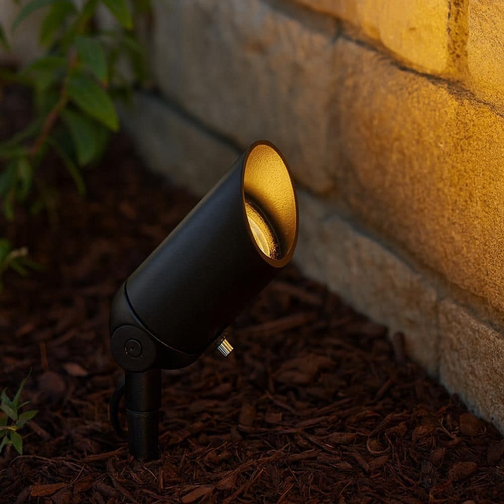 HINKLEY Lumacore 3000K Adjustable Lumen Black Hardwired LED Outdoor ...