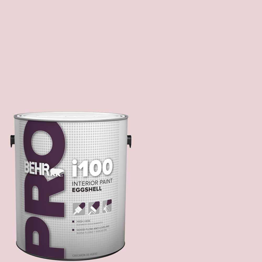 BEHR PRO 1 gal. #S130-1 Beloved Pink Eggshell Interior Paint PR13001 ...