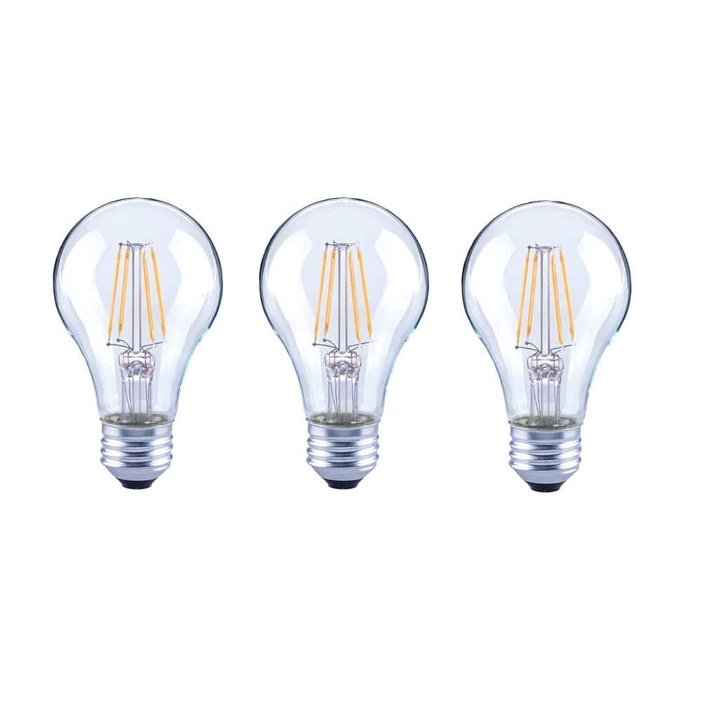 EcoSmart 40-Watt Equivalent A19 General Purpose Dimmable Clear Glass ...
