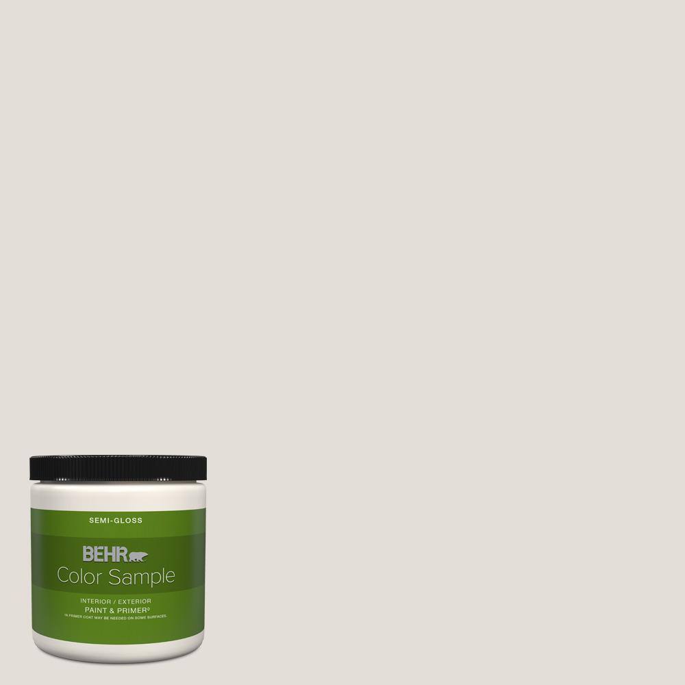 BEHR PREMIUM PLUS 8 oz. #BWC-21 Poetic Light Semi-Gloss Interior ...