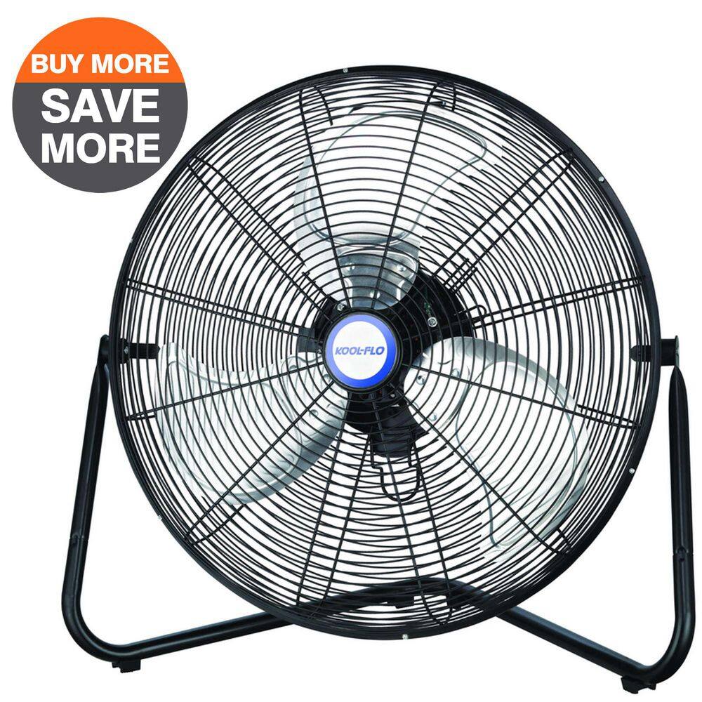 Edendirect 18 in. 3-Speed High Velocity Heavy Duty Metal Industrial ...
