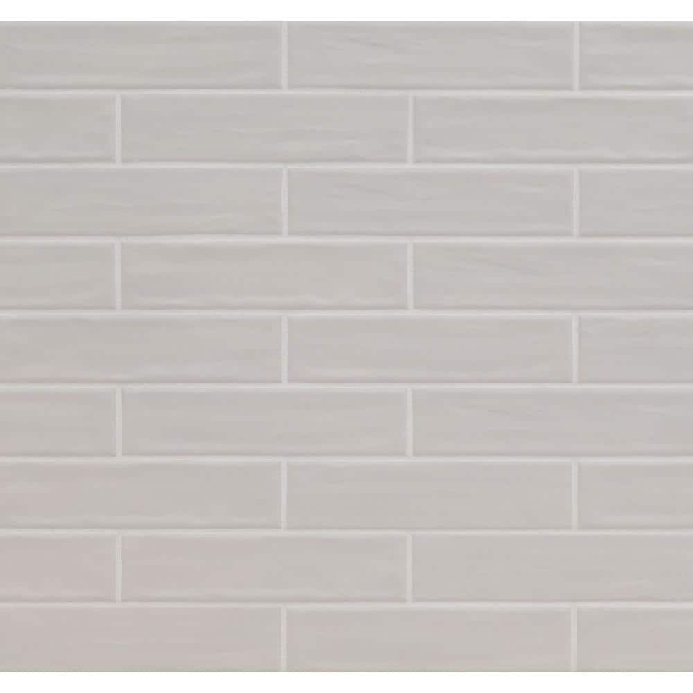 MSI Turin Pearl 2.5 in. x 10 in. Matte Porcelain Floor and Wall Tile (8 ...