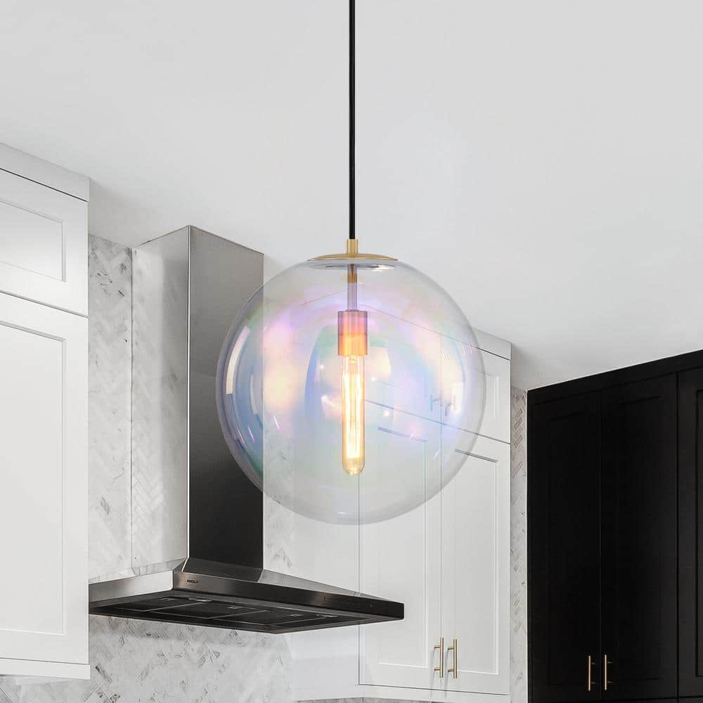 Designers Fountain Lena 60-Watt 1-Light Brushed Gold Transitional ...