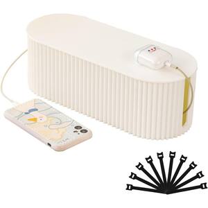 Bluelounge Cable Box Cable Organizer, White BLUCB-01-WH - The Home Depot