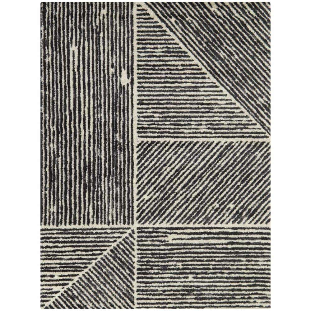 BALTA Vachel Cream 5 ft. x 7 ft. Striped Area Rug 3115631 - The Home Depot