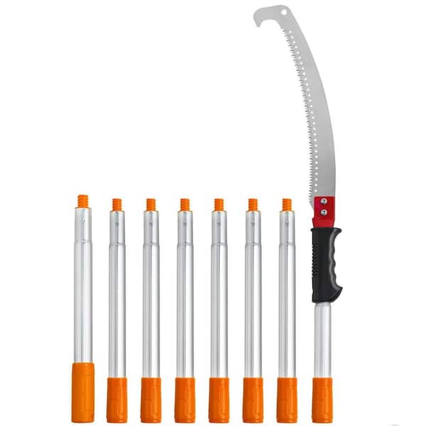 spca 16 in. Alloy Steel Blade Tree Pruner Manual 24 ft. Pole Saw for ...