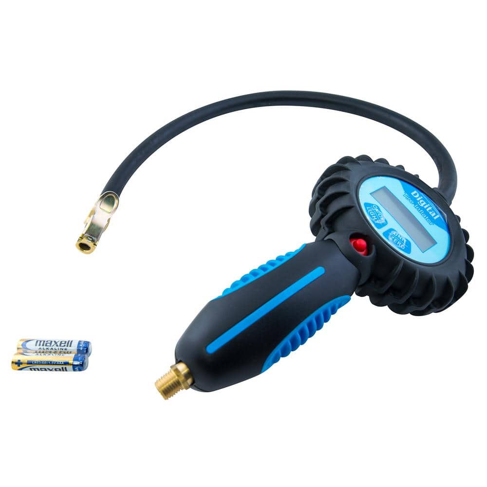 Omega 160 PSI Digital Readout Tire Inflator with 360-Degree Air Chuck ...
