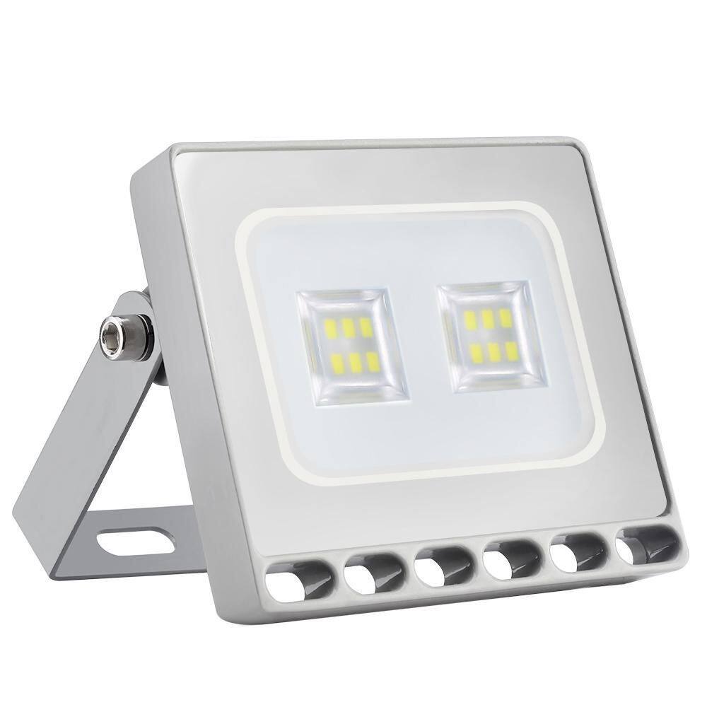 CIPACHO 6th Generation 10-Watt Grey LED Outdoor Ultra-thin Flood Light ...