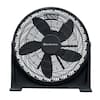 Comfort Zone 20 in. 3-Speed High Velocity Fan with Adjustable Tilt and ...