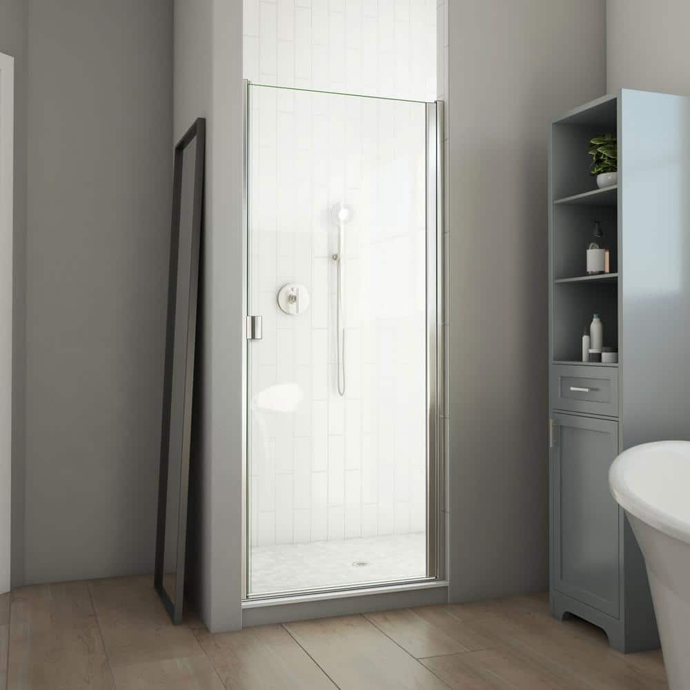 DreamLine Alliance Swing BG 30 in. W x 69 in. H Semi-Frameless Swing ...