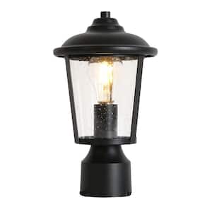 KODA Bentham 22 in. 1-Light Black Aluminum LED Outdoor Pier/Post Mount ...