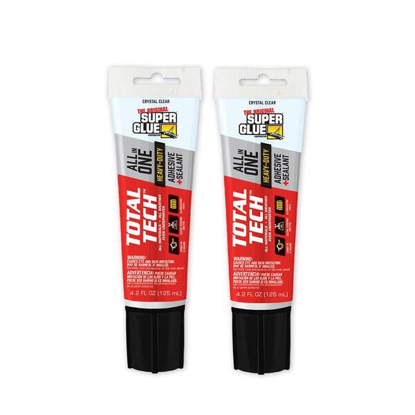 Super Glue Total Tech 4.2 fl. oz. Tube Clear All-In-One Adhesive and ...