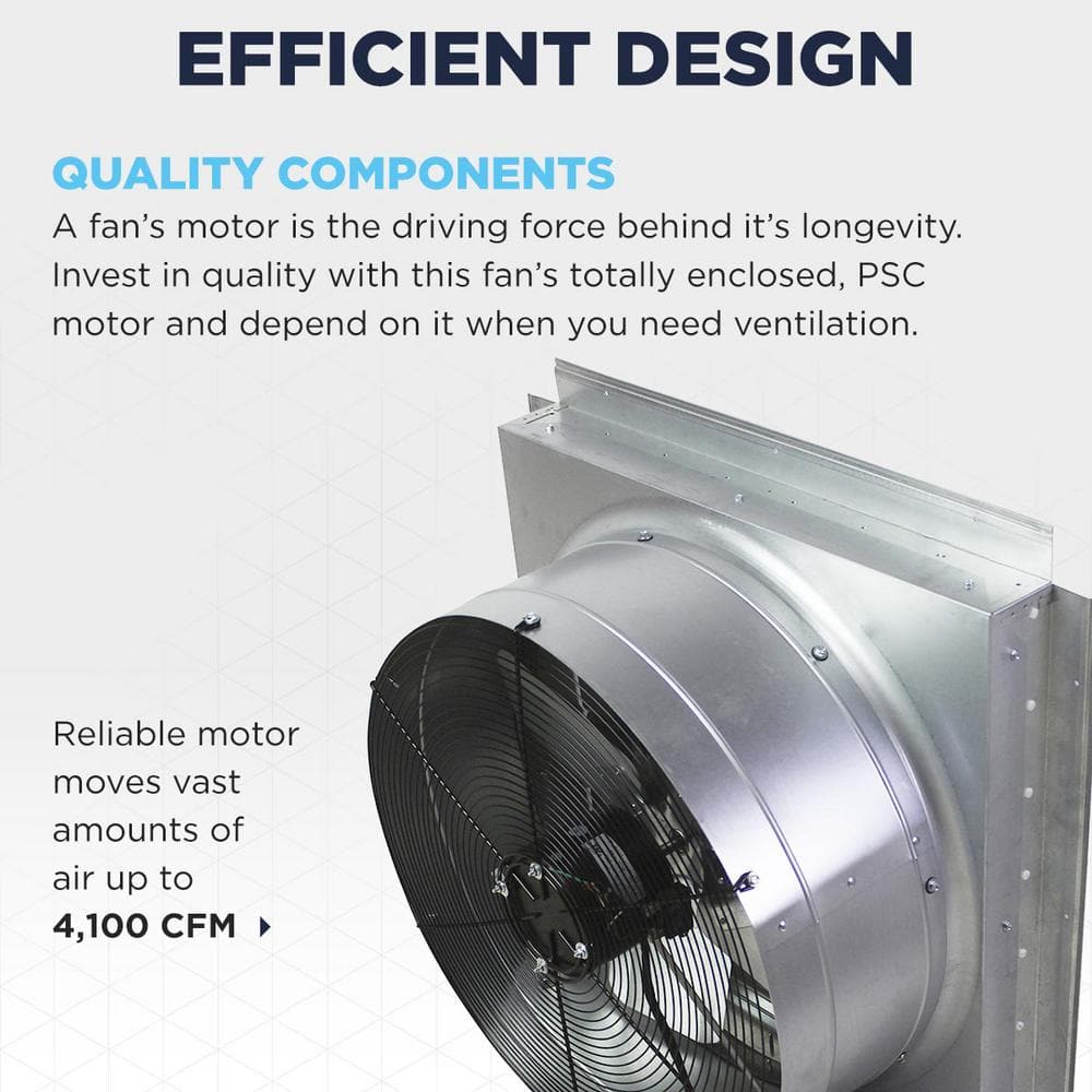 Powerful 24 in. Industrial Exhaust Fan - 4100 CFM Philippines | Ubuy