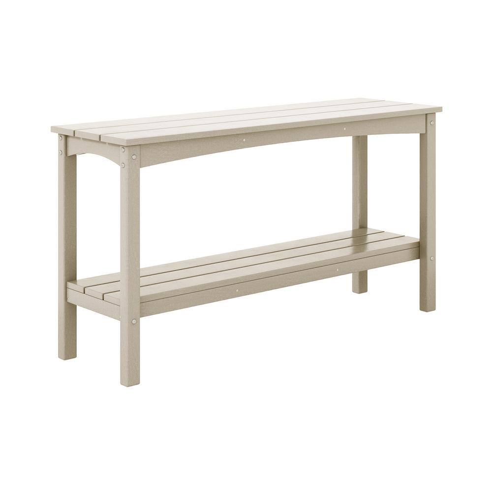 WESTIN OUTDOOR Laguna Outdoor Patio Bar Console Table with Storage ...
