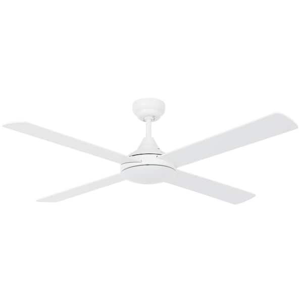 Lucci Air Airlie II White 52 in. with Remote Ceiling Fan 21296201 - The ...