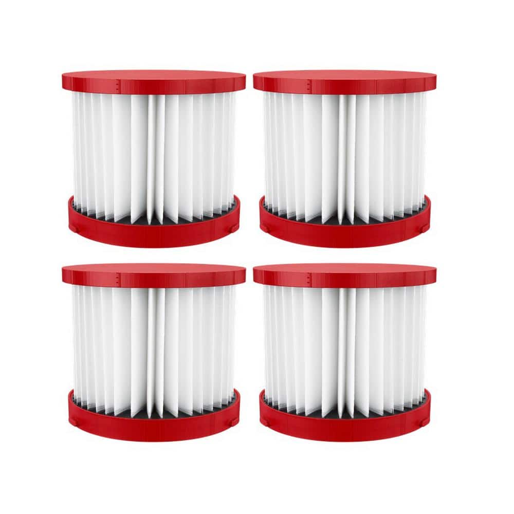Milwaukee M18 Wet/Dry HEPA Filter (4-Pack) 49-90-1900x4 - The Home Depot